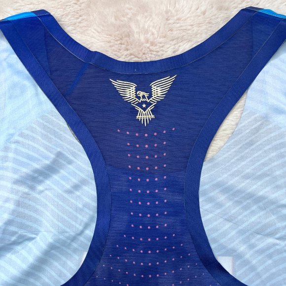 Nike | Shirts | Usa Nike Mens Xl Olympic Jersey Kit Singlet Blue Usa ...